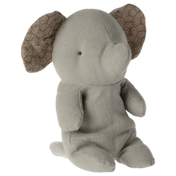 Small Stuffed Elephant - Grey - KESTREL