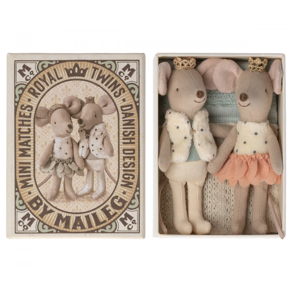 Royal Twins Mice In Matchbox - KESTREL