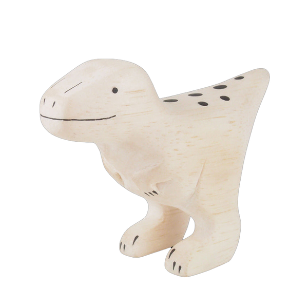Tiny Wooden Dino Velociraptor - KESTREL
